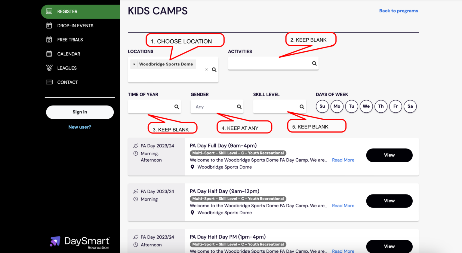Summer Champ Camp – Markham Sports Dome
